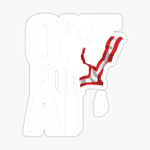 "ONE FOR ALL" Sticker by jaoyiya | Redbubble