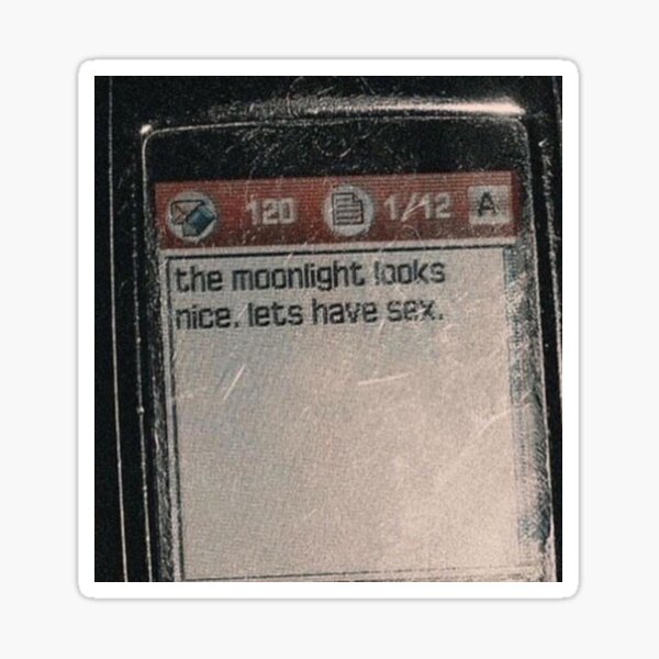 "letz have s3x" Sticker for Sale by greyjarvis | Redbubble