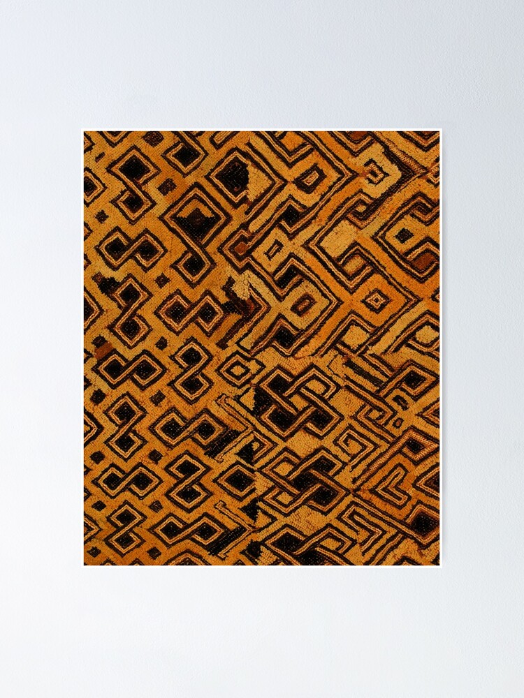 "RAFFIA KUBA PATTERN 6" Poster for Sale by planetterra | Redbubble