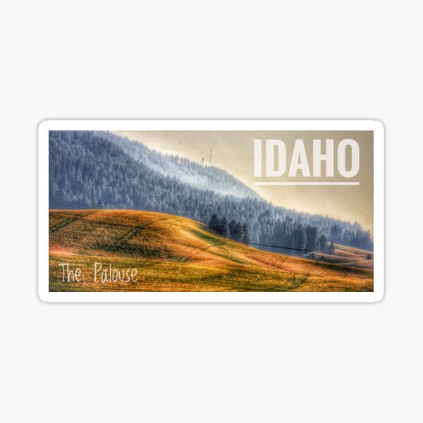 "The Palouse Idaho" Sticker for Sale by Sha-R | Redbubble