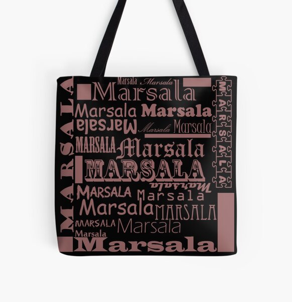 "MARSALA AND BLACK IN TYPOGRAPHY | CREATING DECORATIVE WORDS IN A ...