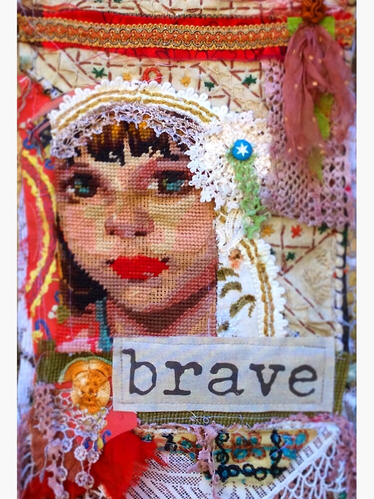 "BRAVE" Sticker for Sale by johilder | Redbubble