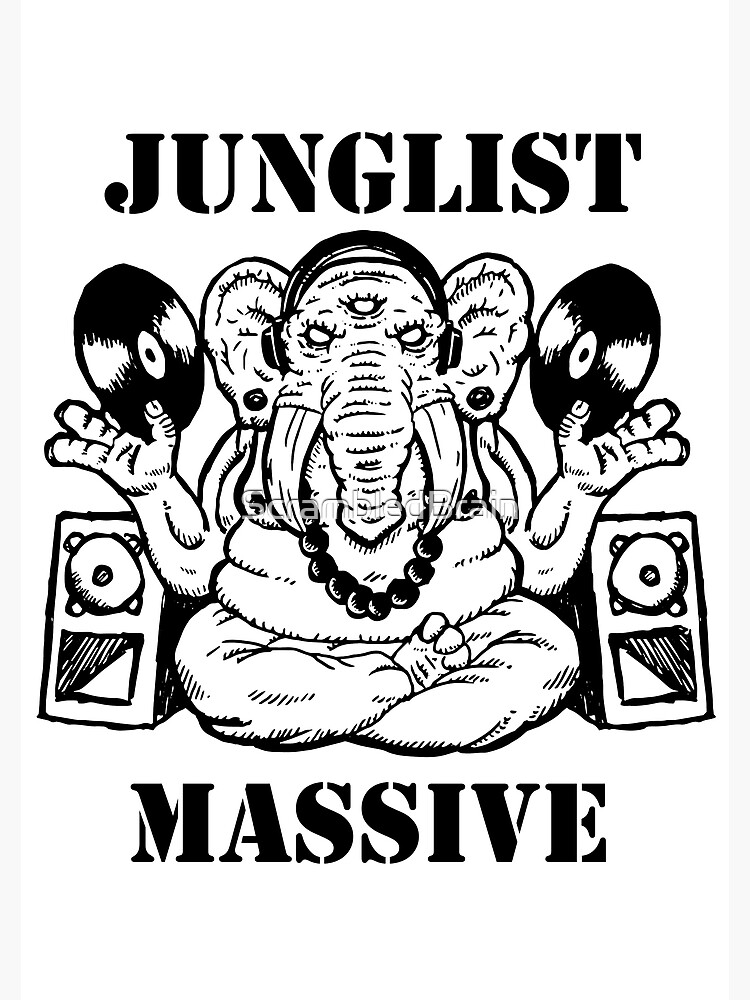 "Junglist Massive" Poster for Sale by ScrambledBrain | Redbubble
