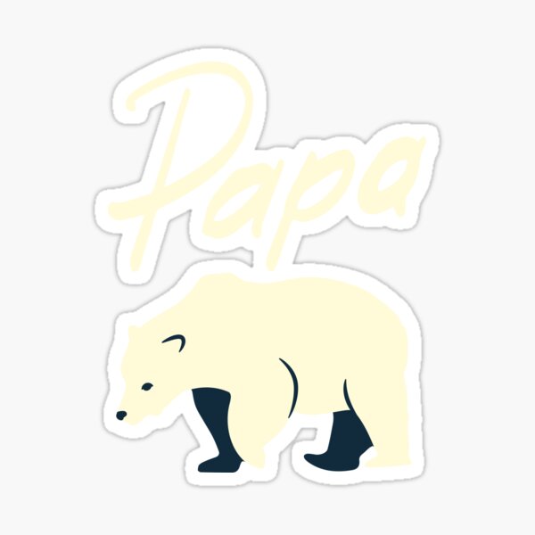 "Father day papa design" Sticker by EuropeGifts | Redbubble