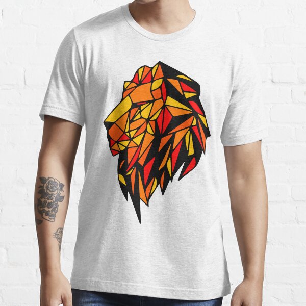 "Colourful Geometric Lion Pattern" T-shirt for Sale by DylanJaimz ...