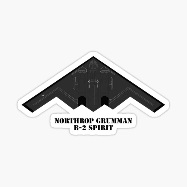 "B-2 Stealth Bomber" Sticker by BERGULATOR | Redbubble