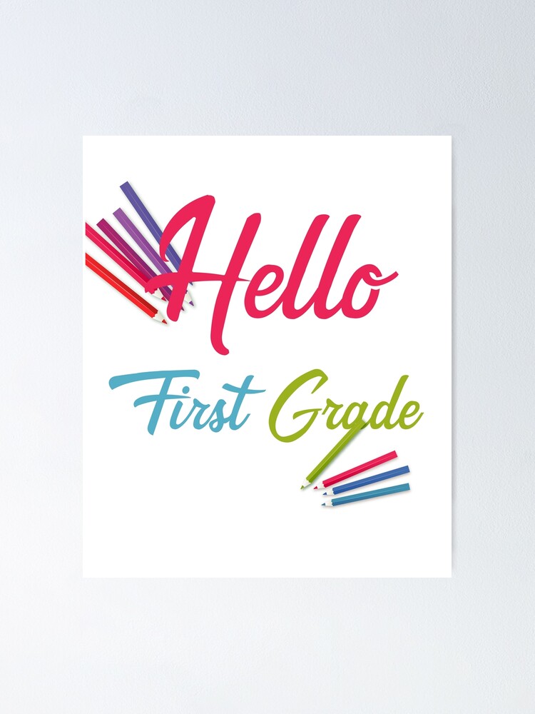 Póster «Hola primer grado - Hola primer grado» de vladocar | Redbubble Póster «Hola primer grado - Hola primer grado» de vladocar | Redbubble