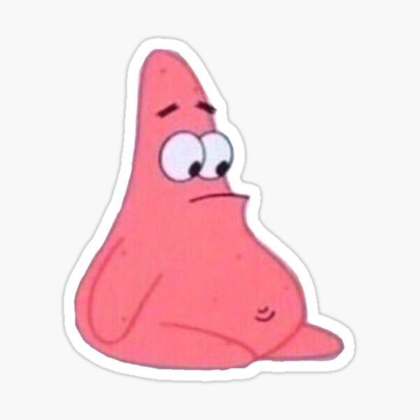 "Patrick" Sticker for Sale by marisaurban | Redbubble