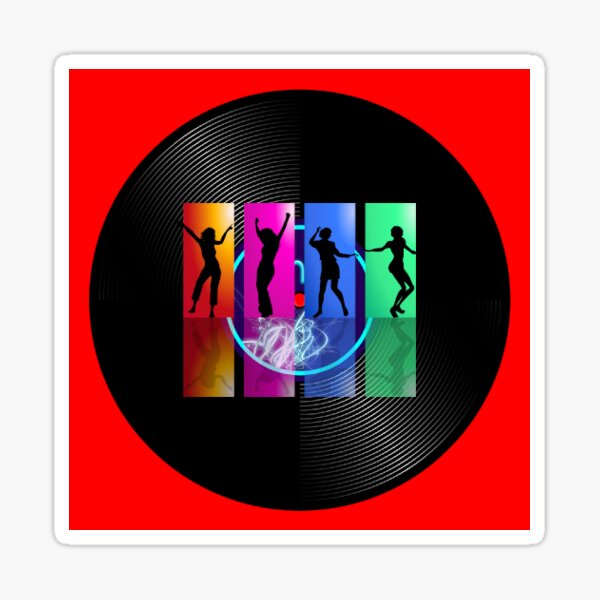 "Dancers" Sticker for Sale by ShyneR | Redbubble