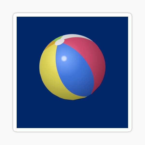 "Beach Ball" Sticker by ShyneR | Redbubble