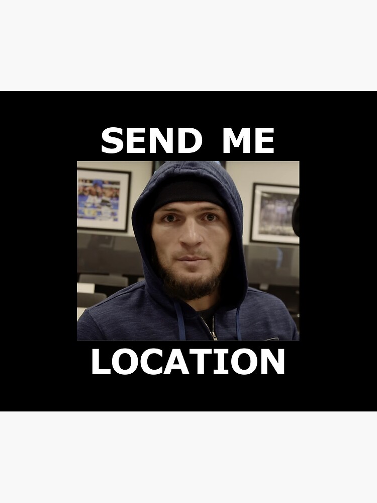 "Khabib Nurmagomedov UFC 'Send Me Location'" Tapestry by mikey2468 ...