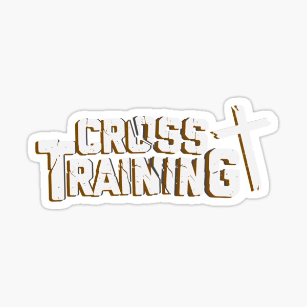 "Cross Training" Sticker by TomGiantDesigns | Redbubble