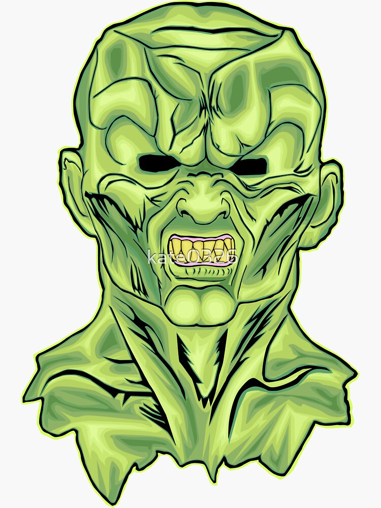 "Haunted Mask Version 2" Sticker by kate0326 | Redbubble