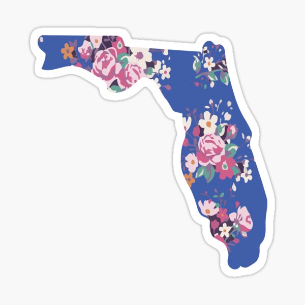 "Florida " Sticker for Sale by shallynhatcher | Redbubble