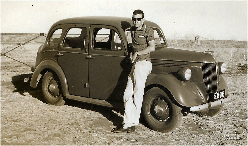 "1940s Ford Prefect" by Woodie | Redbubble