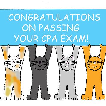 "Congratulations on Passing the CPA Exam" Greeting Card for Sale by ...