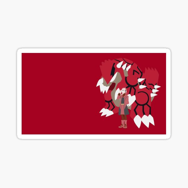 "Pokemon Groudon and Maxi Sticker And Phone Design" Sticker for Sale by ...