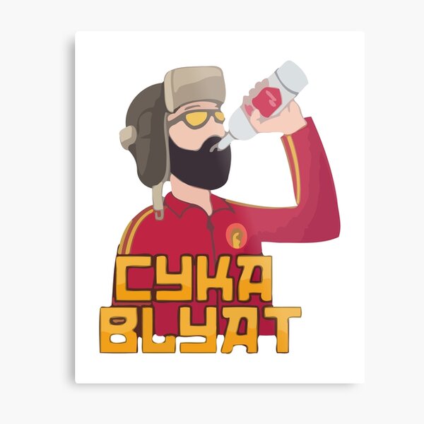 Blyat Metal Prints | Redbubble