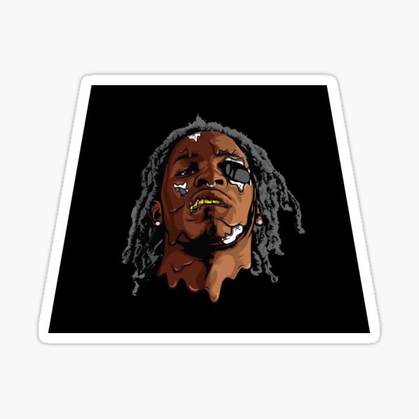 "Young Thug STUNNA" Sticker by YoungBeug | Redbubble