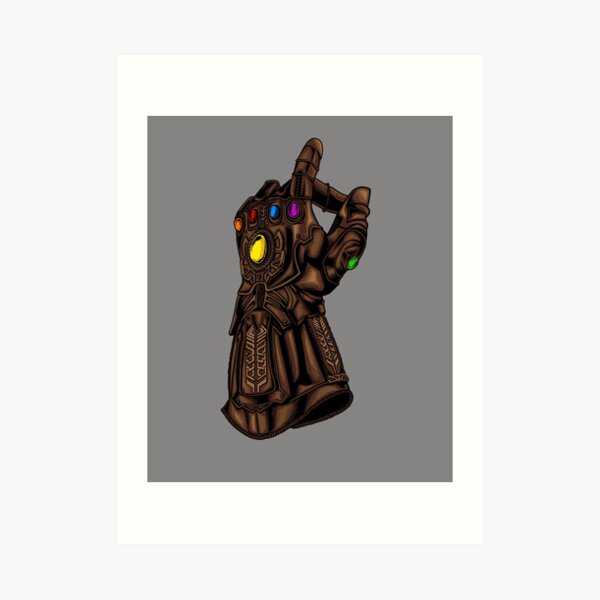 "Infinity Gauntlet Snap! (Infinity War Reference)" Art Print by ...