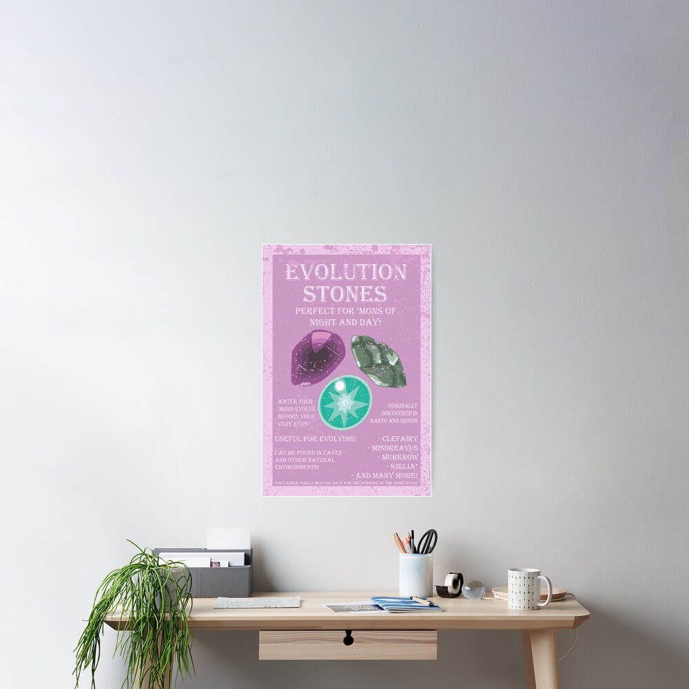 "Evolutionary Stone Advertisement" Poster for Sale by Swainathan ...