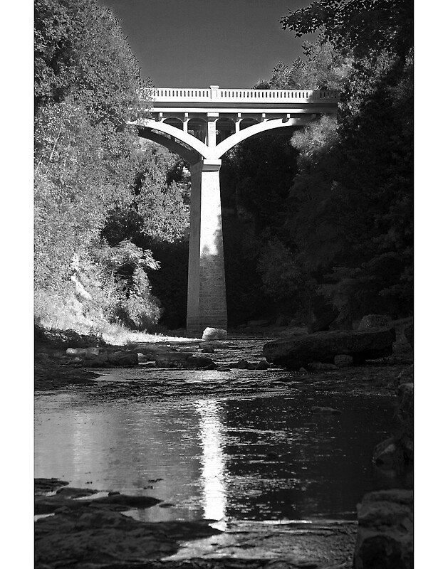 "The Elora Gorge Bridge" by Jeff Harris | Redbubble