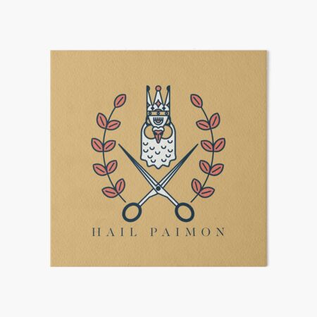 "Hail Paimon" Art Board Print by ConsumeDesign | Redbubble