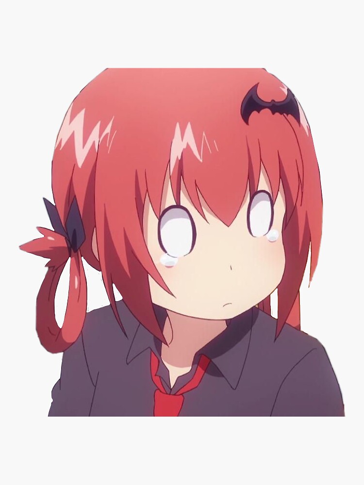 "satania | gabriel dropout" Sticker for Sale by loramaee | Redbubble