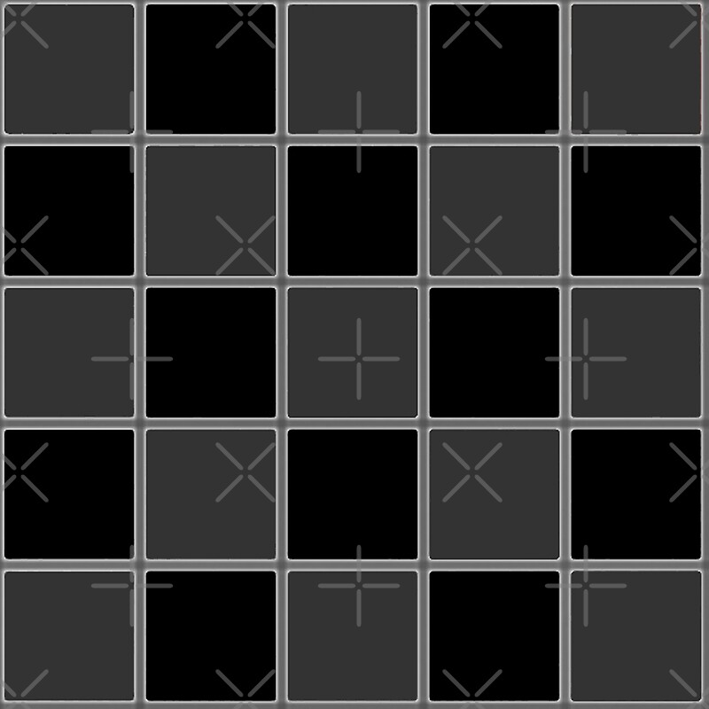 "MONOCHROME BLACK AND GREY CHECKERBOARD PATTERN" by ozcushionstoo ...