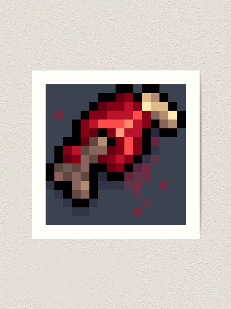 "Pixel Bone with Meat" Art Print for Sale by BenHenry | Redbubble