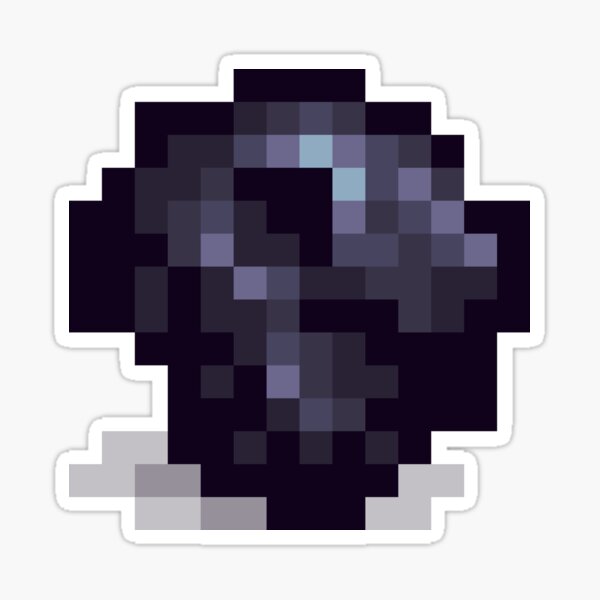 "Pixel Coal" Sticker by BenHenry | Redbubble