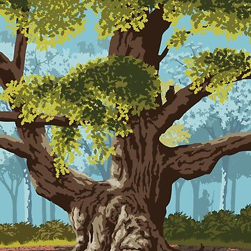 "The Major Oak" Postcard for Sale by Stephen Millership | Redbubble