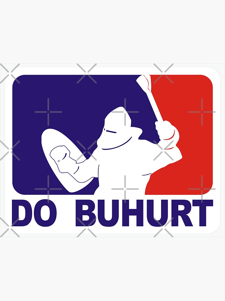 "Reenactment motif: Do Buhurt" Sticker by wikingershirts | Redbubble