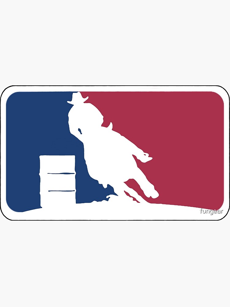 "Awesome Barrel Racing Logo" Sticker for Sale by fungear | Redbubble