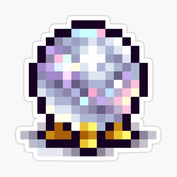"Pixel Crystal Ball A" Sticker for Sale by BenHenry | Redbubble