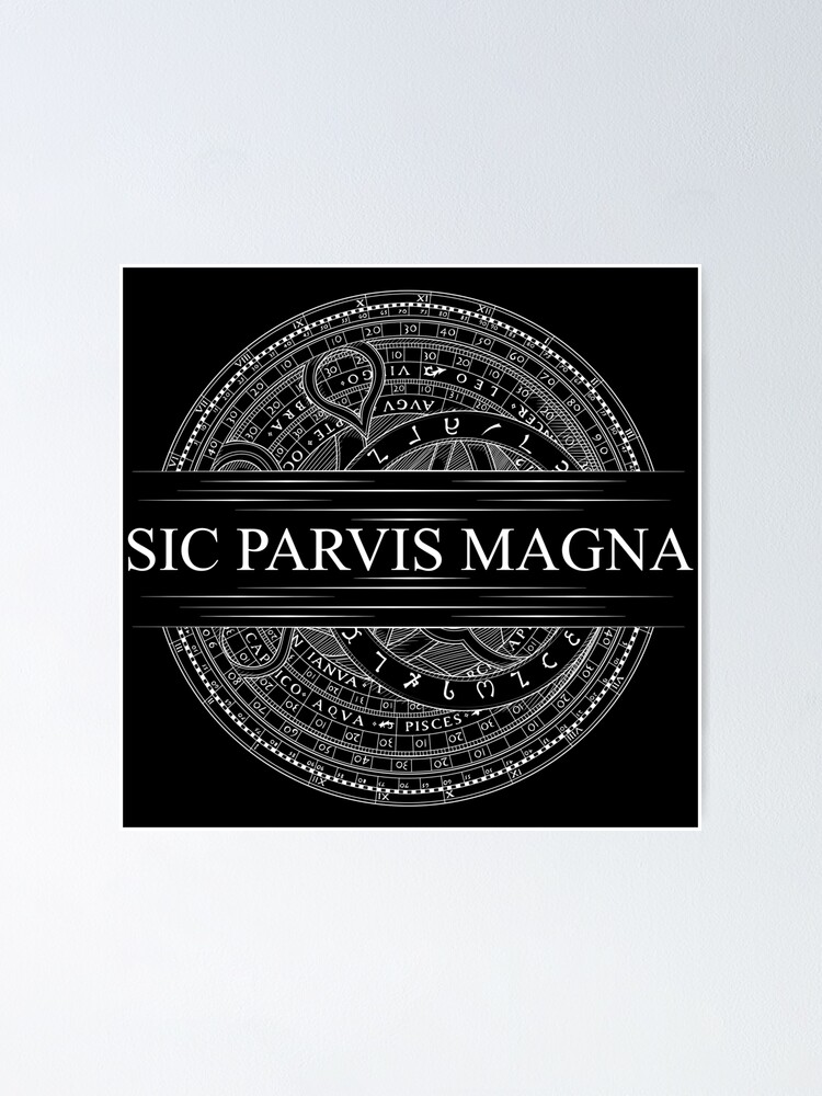 "Sic Parvis Magna - Uncharted - White Version" Poster by AnnaluciaM ...