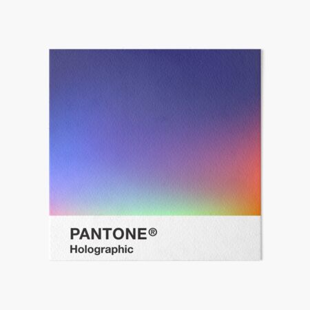 "Pantone Holographic Series #8" Art Board Print for Sale by Not a ...