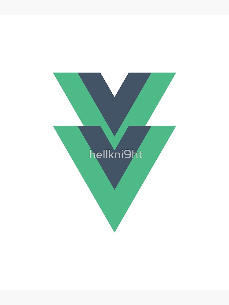"Vue.js Logo: Chevron" Poster for Sale by hellkni9ht | Redbubble