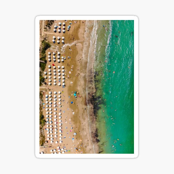 "Coral Split" Sticker by DRONY | Redbubble