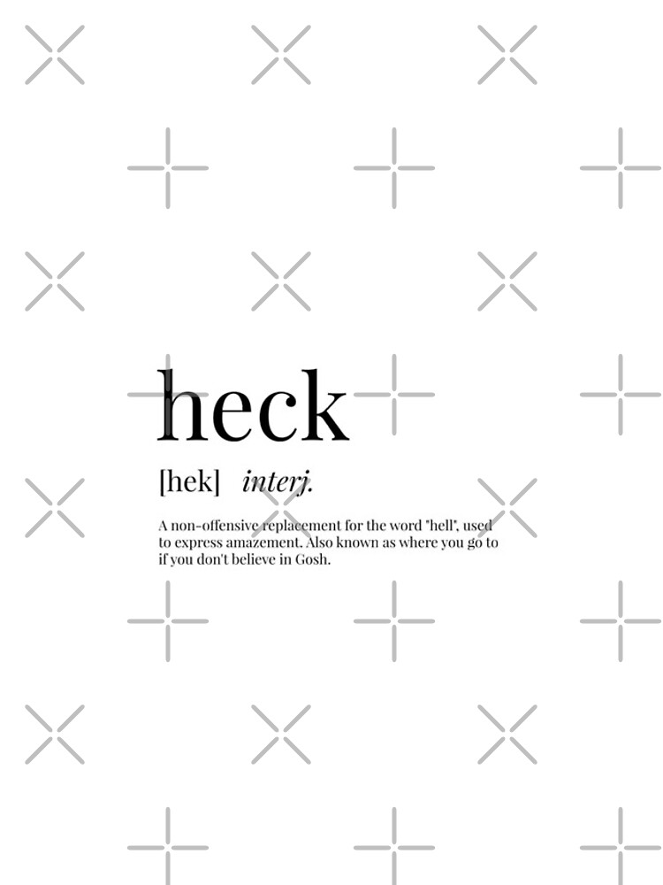 "Heck Definition" iPhone Case for Sale by definingprints | Redbubble