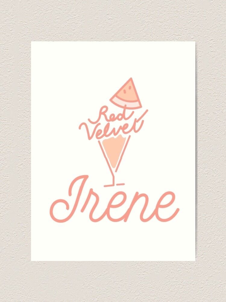 "Red Velvet Summer Magic Irene Logo" Art Print by CRYuan | Redbubble