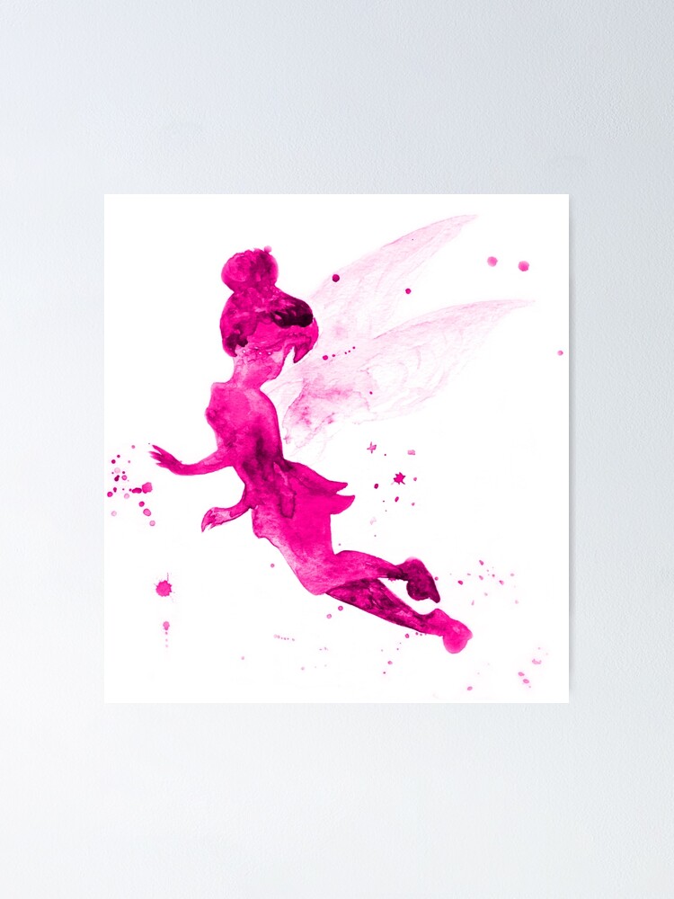 "Tinker Bell, pink" Poster by Luba-Ost | Redbubble