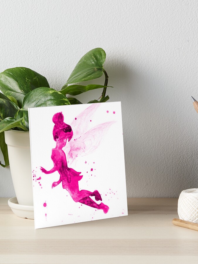 "Tinker Bell, pink" Art Board Print for Sale by Luba-Ost | Redbubble