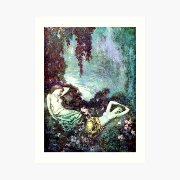 "Al Aaraaf - (2) Edmund Dulac for Edgar Allan Poe" Art Print for Sale ...