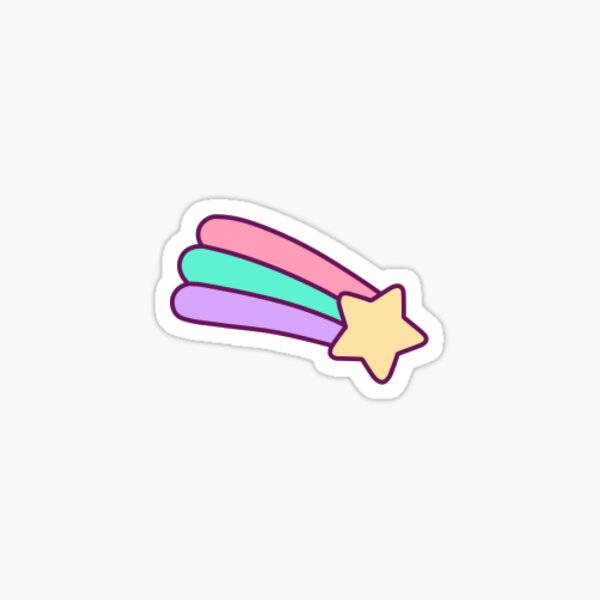 "shooting star" Sticker by tumblrrr | Redbubble