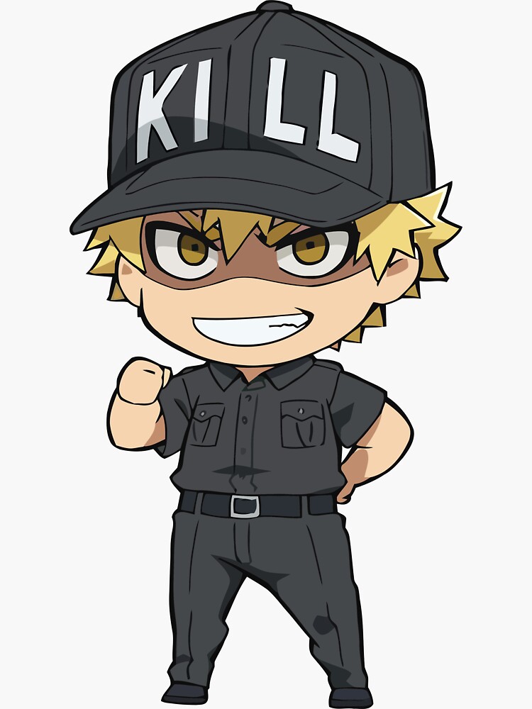 "Cells at Work- Killer T Cell" Sticker for Sale by Chibify | Redbubble