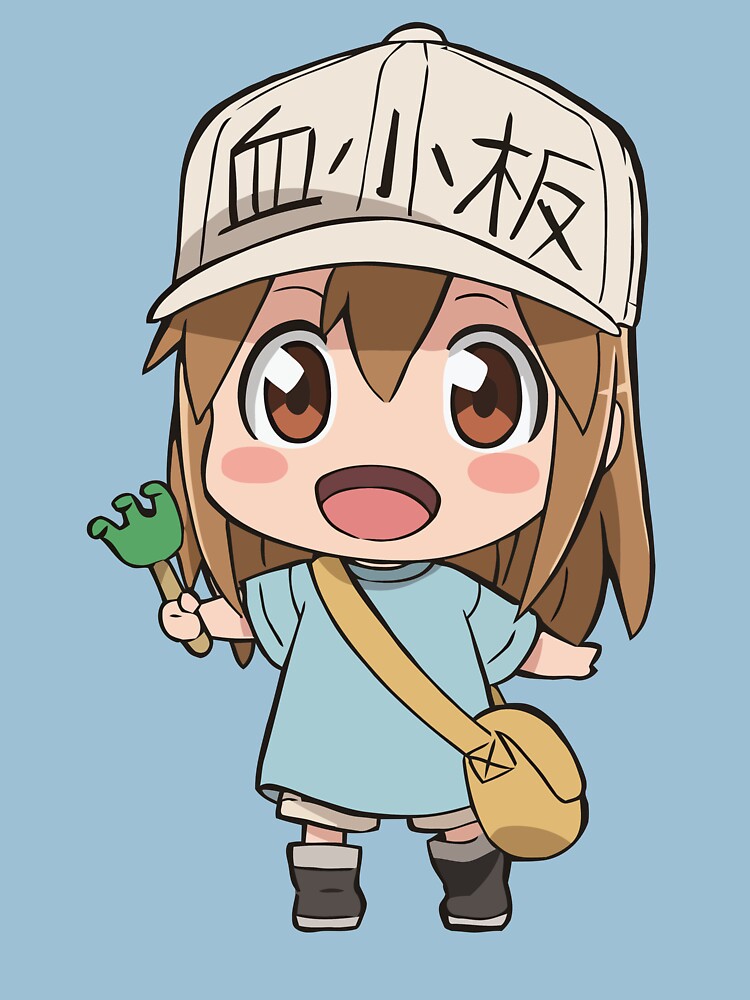 "Cells at Work- Platelet" T-shirt for Sale by Chibify | Redbubble ...