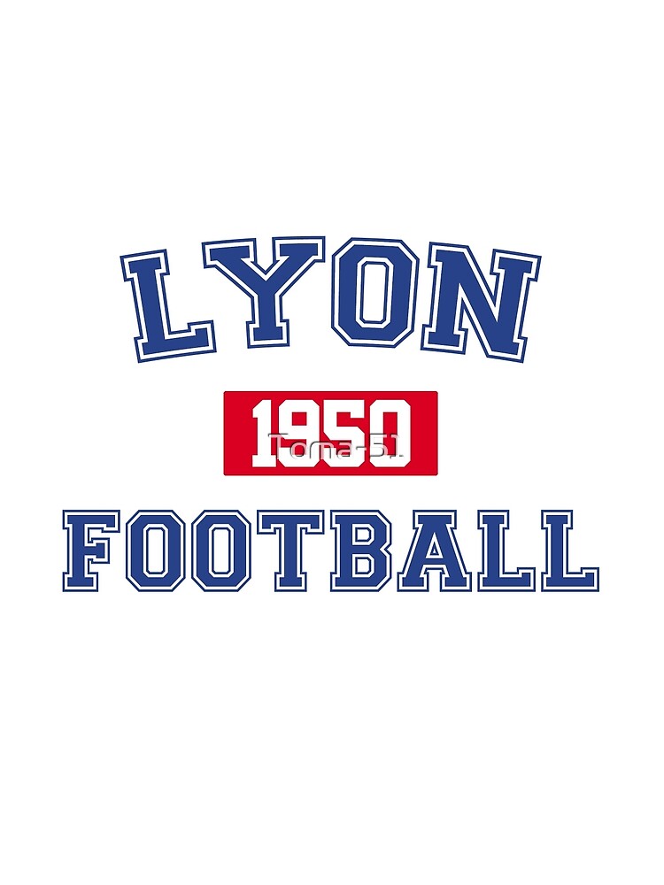 "Lyon Football Athletic College Style 1 Gray" Art Print for Sale by ...