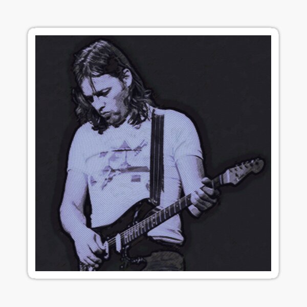David Gilmour Stickers | Redbubble