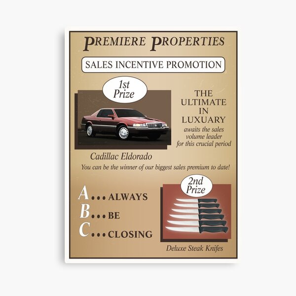 "Always Be Closing" Canvas Print for Sale by Jyedsn | Redbubble